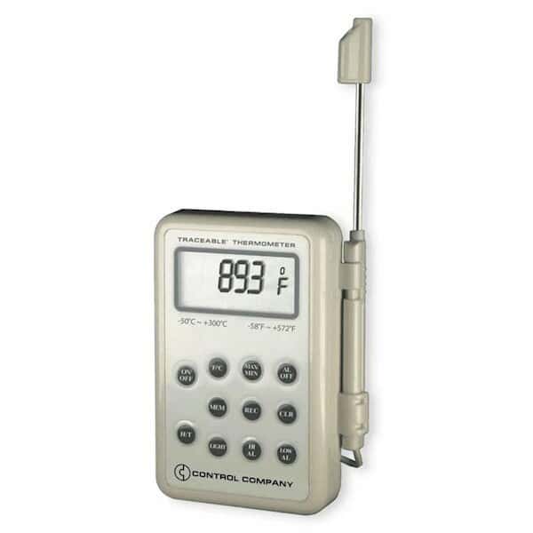 Traceable 4373 Waterproof Datalogging Thermistor Thermometer with Alarm ...