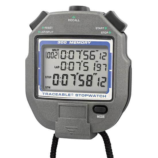 Always in Stock - Traceable 300-Memory All Function Digital Stopwatch ...