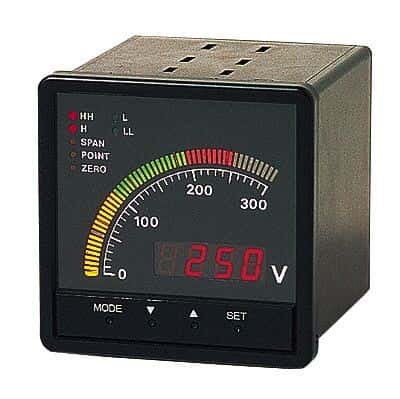 Triplett 450-285/220 Single-input bargraph meter with 0.5"H LED; 1 to 5 ...