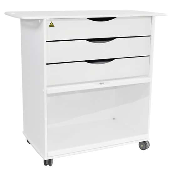 TrippNT MRI Core Lab Storage Cart, Extra Wide, White from Cole-Parmer ...