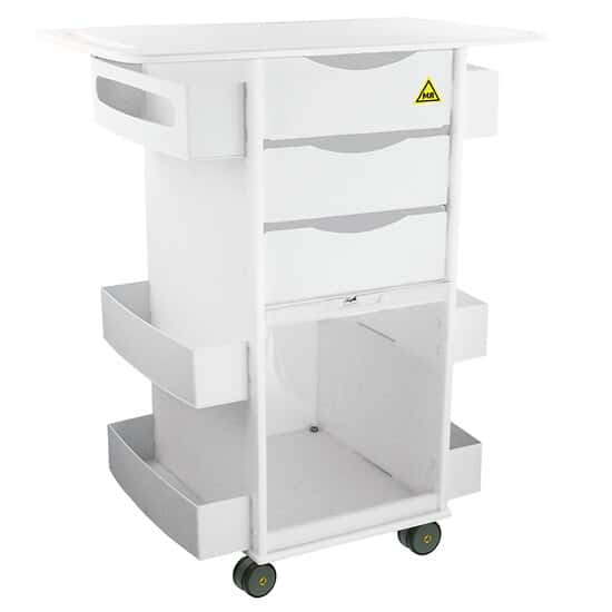 TrippNT MRI Core DX Extended Top Lab Storage Cart with Drawers and ...