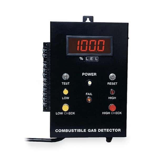 US Industrial 75318 Digital Gas Detector w/Two-Stage Alarm, Hydrogen ...
