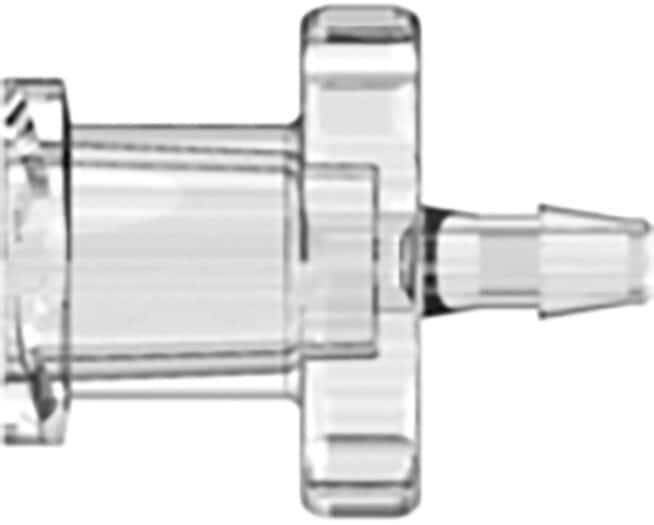 Value Plastics Luer to Hose Barb Fitting, Straight Adapter, Clear ...