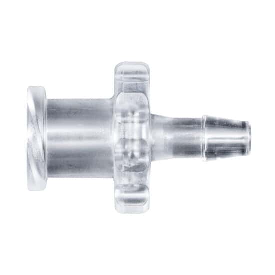 Value Plastics Luer to Hose Barb Fitting, Straight Adapter, Clear ...