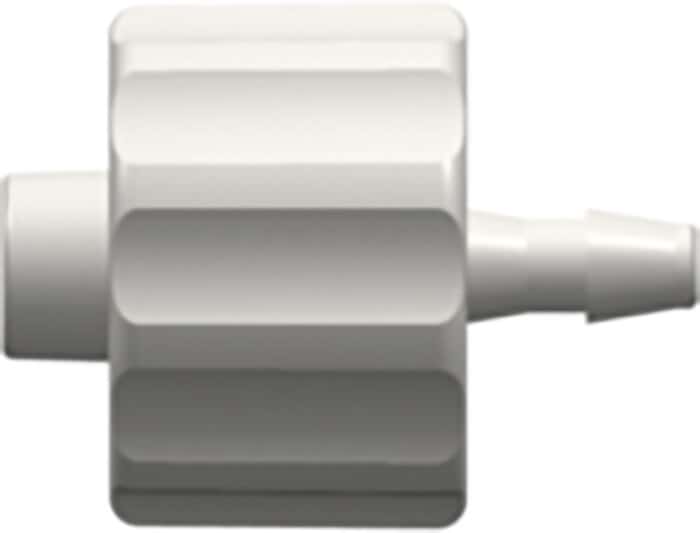 Value Plastics Luer to Hose Barb Fitting, Straight Adapter, White Nylon ...
