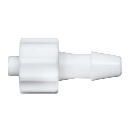Value Plastics Luer to Hose Barb Fitting, Straight Adapter, White Nylon ...
