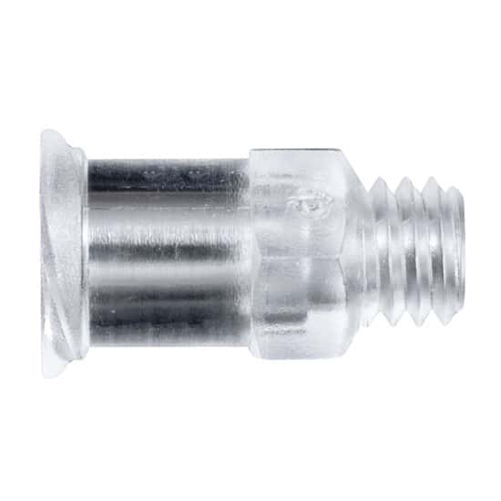 Value Plastics Luer to Threaded Fitting, Straight Adapter, Clear ...