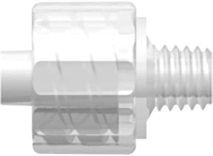 Value Plastics Luer to Threaded Fitting, Straight Adapter ...