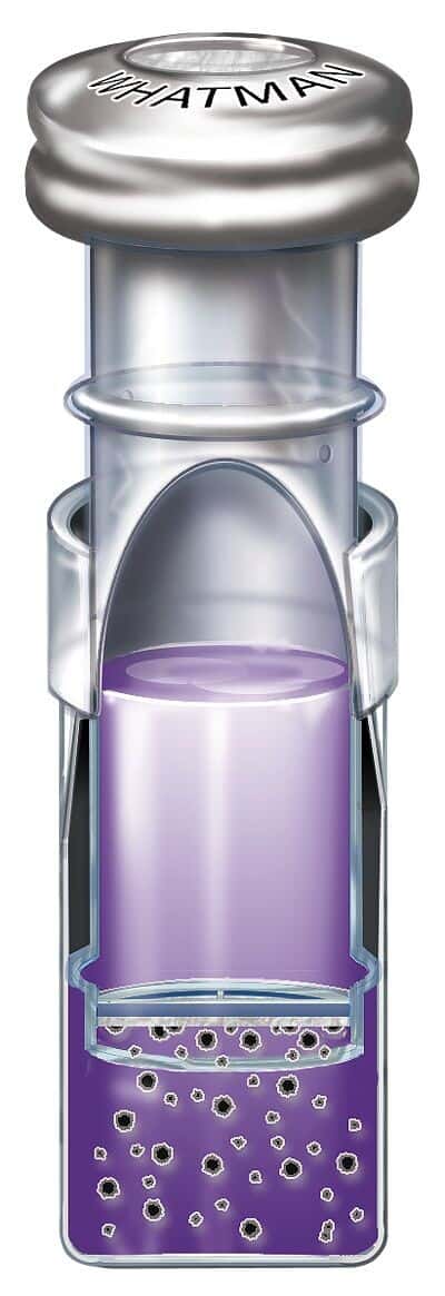 Whatman UN203NPEORG Mini-UniPrep syringeless filter, PTFE, Translucent ...