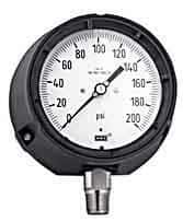 Wika 232.34 4.5 4.5" Field Fillable Process Pressure Gauge, 0 to 30 psi ...