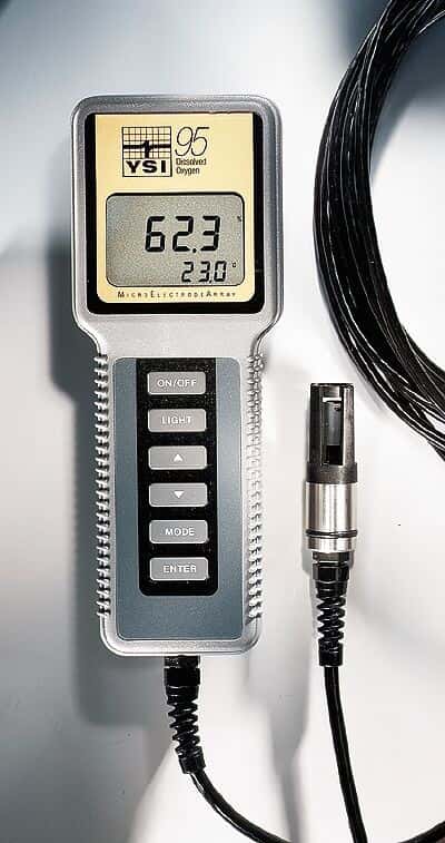 YSI self-stirring dissolved oxygen meter with probe, 50-ft cable, model ...