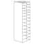 Cole-Parmer Vertical/Chest Aluminum Rack for Standard 2" Boxes, 13 box ...