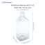Cole-Parmer Sterile Media Bottles, Square Plastic, PET, 1000 mL (33.8 ...