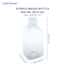 Cole-Parmer Sterile Media Bottles, Square Plastic, PET, 1000 mL (33.8 ...