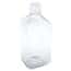 Cole-Parmer Sterile Media Bottles, Square Plastic, PET, 1000 mL (33.8 ...