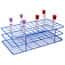 Cole-Parmer Coated Wire Tube Rack, 13-16mm, 6x12, Blue from Cole-Parmer