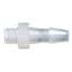 Cole-Parmer Threaded to Hose Barb Fitting, Straight Adapter, Natural ...