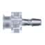 Cole-Parmer Luer to Hose Barb Fitting, Straight Adapter, CrystalVu ...