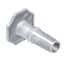 Cole-Parmer Luer to Plug Fitting, Straight Adapter, White Nylon ...