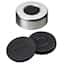 Cole-Parmer Silver Aluminum Crimp Cap, 20 mm Dia., Molded Butyl Septum ...