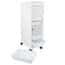 TrippNT MRI Locking Lab Storage Cart, Narrow, White from Cole-Parmer