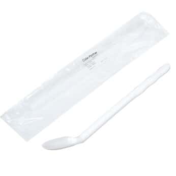 Cole-Parmer® Angled, Long Handled Lab Sampling Spoons, HDPE from Cole ...