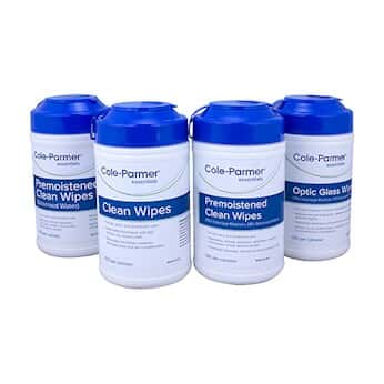 Cole-Parmer® Clean Lab Wipes, Pre-wetted from Cole-Parmer