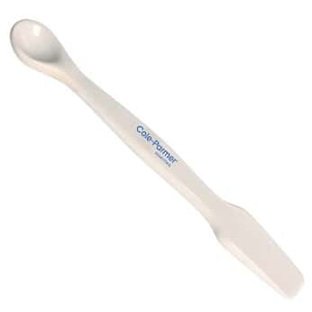 Cole-Parmer® Porcelain Spatulas with Spoons from Cole-Parmer