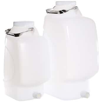 Cole-Parmer® Rectangular Carboy with Spigot, HDPE from Cole-Parmer