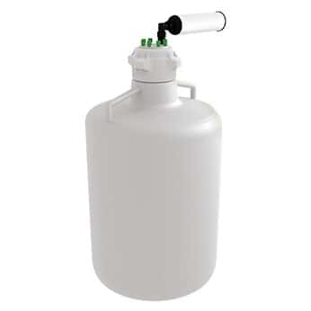 Cole-Parmer Round Carboy Solvent Waste Systems, HDPE, 20 L - Cole-Parmer