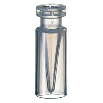 Cole-Parmer® Snap/Crimp Cap Fused-Insert Vials, 11 mm from Cole-Parmer