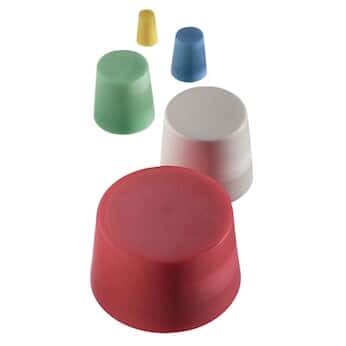 Solid Color-Coded Stoppers, Silicone - Cole-Parmer