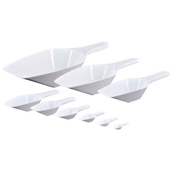 Cole-Parmer® Stackable Lab Sampling Scoops, Polypropylene from Cole-Parmer