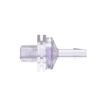 Cole-Parmer® Threaded Check Valves, Gamma-Stable Polycarbonate, 1/8 ...