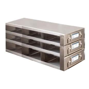 Cole-Parmer® Essentials Vertical/Chest Aluminum Racks for Standard 3 ...