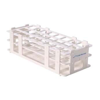 Cole-Parmer® Wet/Dry Test Tube Rack, PP from Cole-Parmer