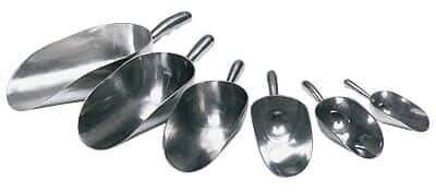 Cole-Parmer® Essentials Round Scoops, Aluminum from Cole-Parmer United ...