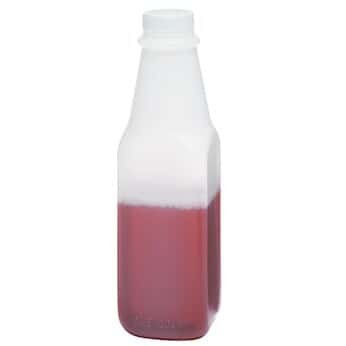 Cole-Parmer® Essentials Square 1 qt Tall and Short Bottles, HDPE from ...