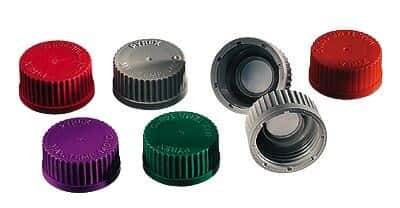 Corning® Pyrex® Caps and Pouring Rings for Bottles from Cole-Parmer