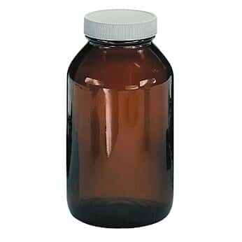 ESS Amber Wide-Mouth Glass Bottles - Cole-Parmer