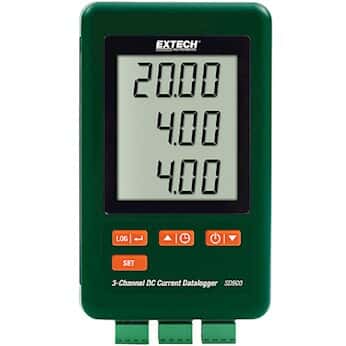 Extech Three-Channel DC Current and Voltage Data Loggers - Cole-Parmer