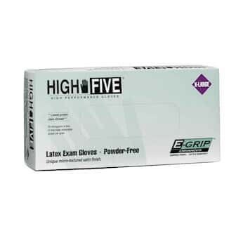 High Five E-Grip Latex Gloves - Cole-Parmer