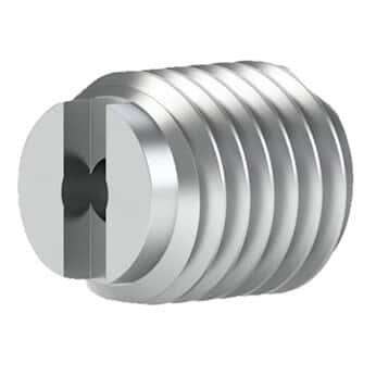 Idex® Flangeless Specialty Head Male Nuts, 1/4-28 Flat-Bottom ...