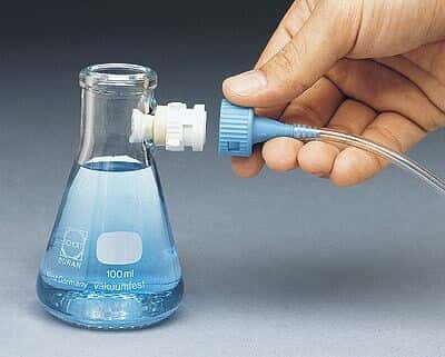 Keck Flask/Bulkhead Quick Disconnect Adapter - Cole-Parmer