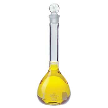 Kimcote™ Safety Coated Volumetric Flasks with Glass Stopper - Cole-Parmer