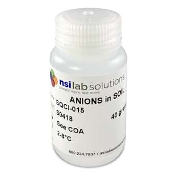 NSI Lab Solutions Anions in Soil Reference Material from Cole-Parmer ...
