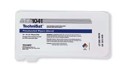 TEXWIPE Prewetted Cleanroom Wipes 60636 - Cole-Parmer