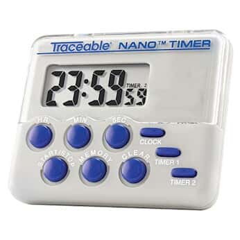 Traceable® Compact Two-Channel Digital Timer with Calibration - Cole-Parmer