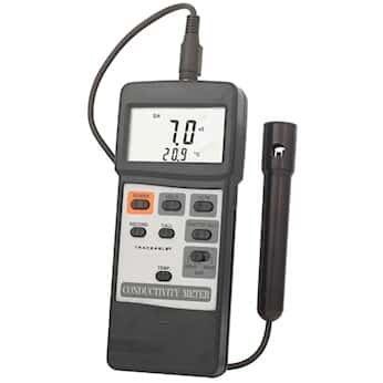 Traceable® Dual-Display Conductivity Meter with Calibration - Cole-Parmer