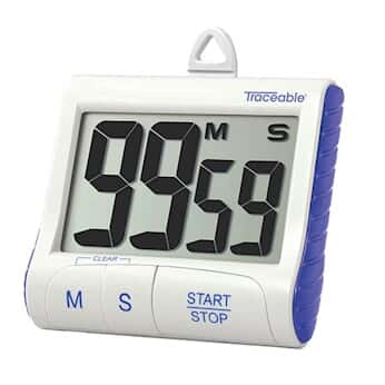 Traceable® Extra-Large Digit Digital Timer with Calibration - Cole-Parmer